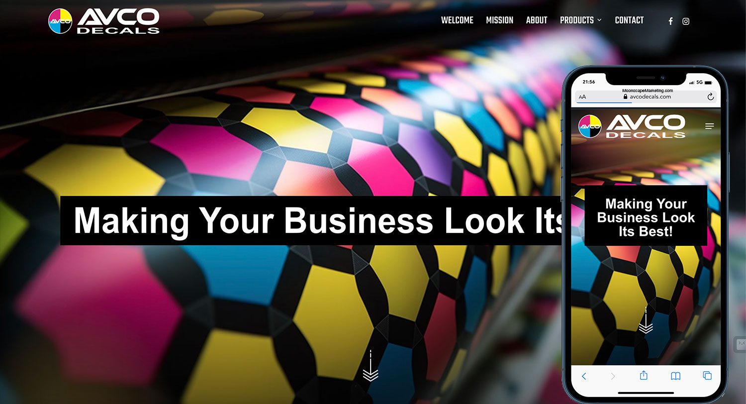 AVCO decals - Making Your Business Look Its Best!